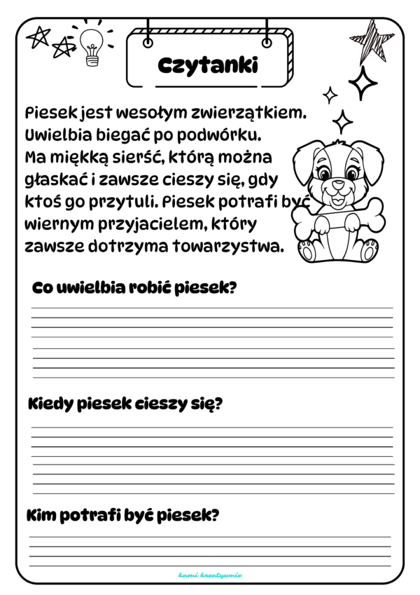 Czytanki – KamiKreatywnie